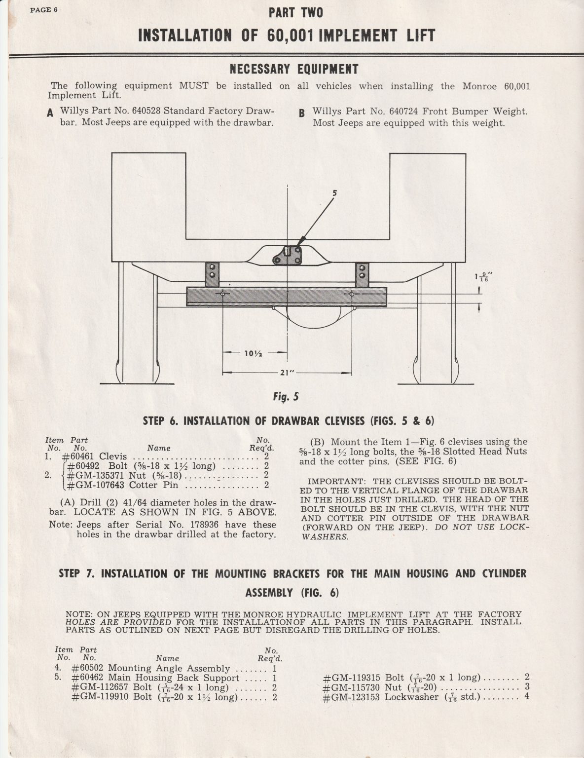 Monroe Lift Installation Instructions – FarmJeep.com