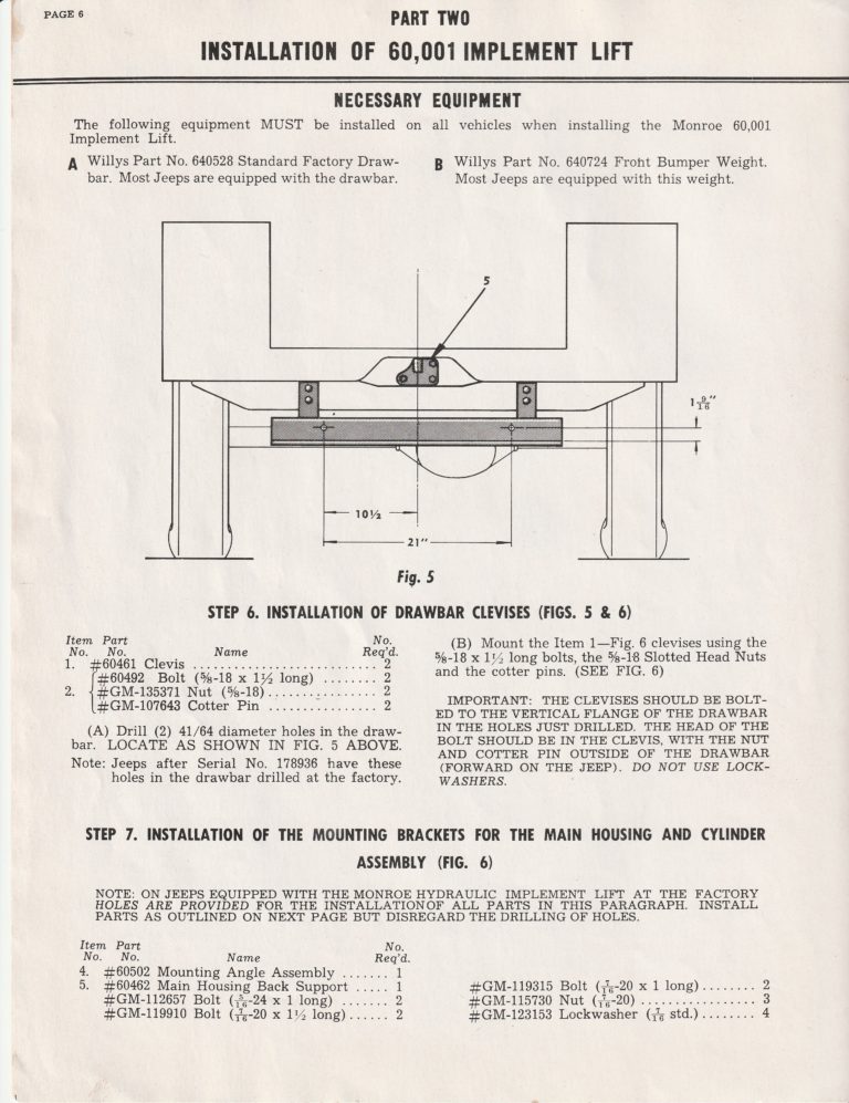 Monroe Lift Installation Instructions – FarmJeep.com