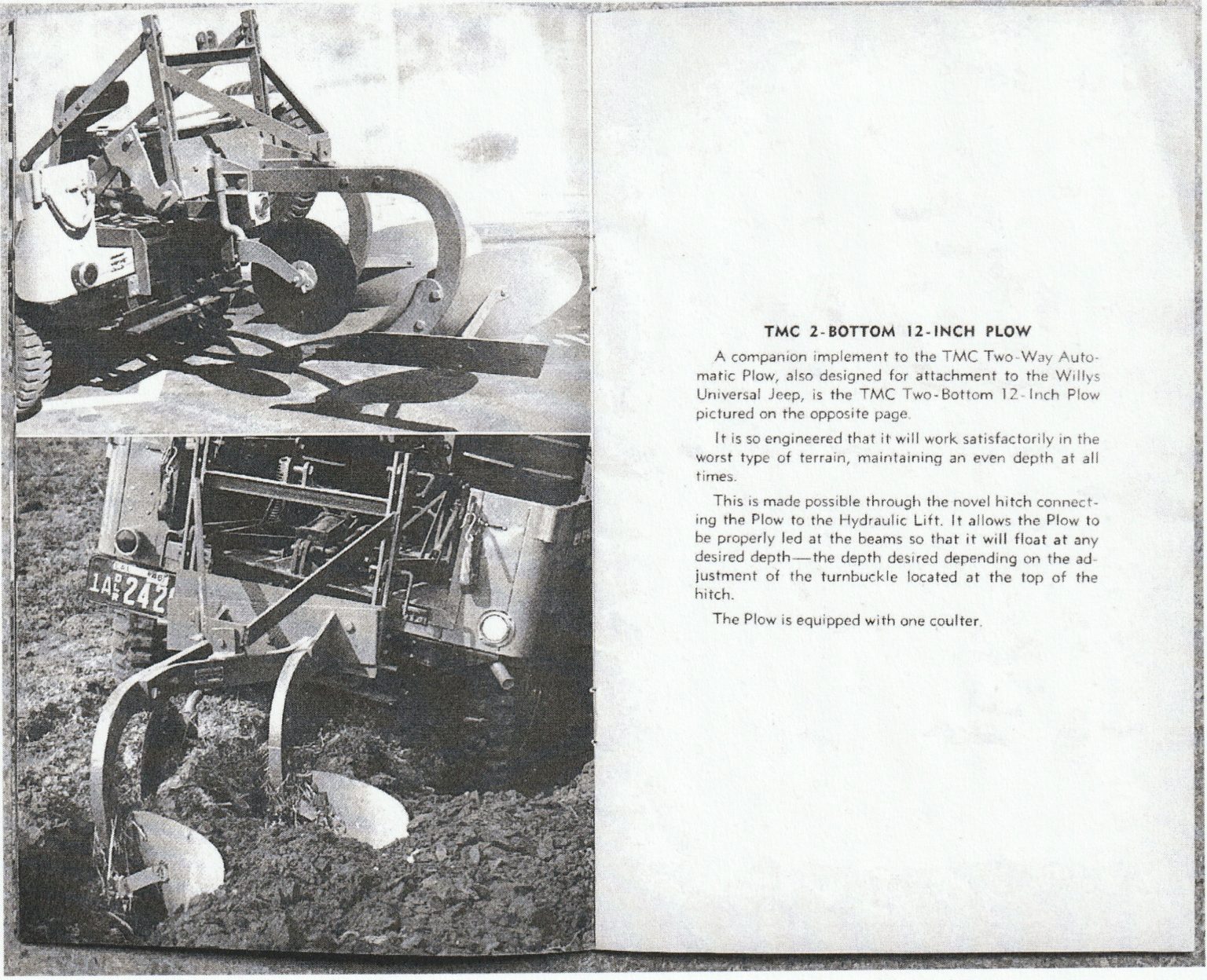 Transport Motor Company (TMC) Hydraulic Lift – FarmJeep.com